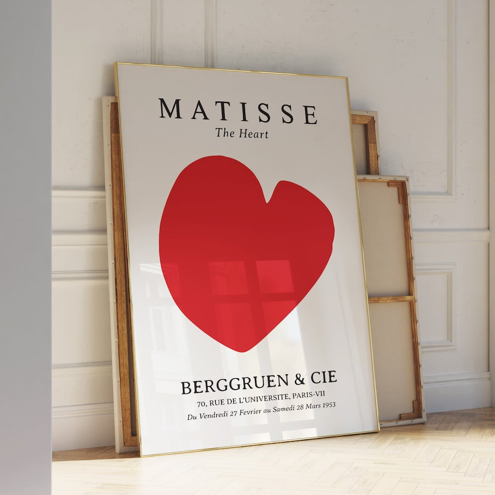 Matisse The Heart 1953 Berggruen & Cie Mid-Century Modern Print ...