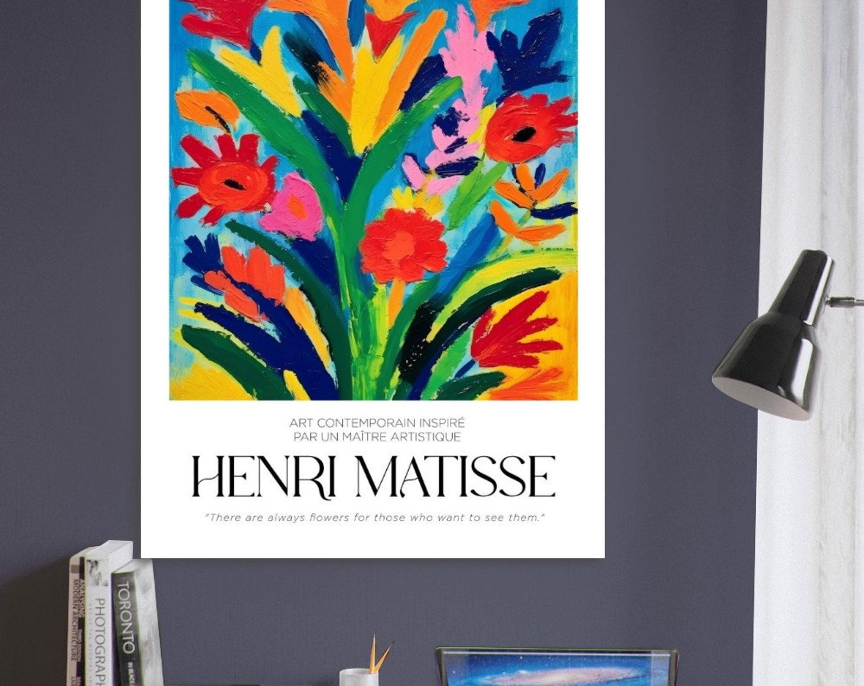 Matisse Tulips Poster Exhibition Print Artist Flowers Gallery Wall Art ...
