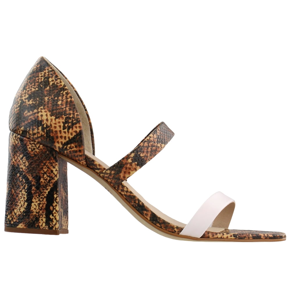 Matisse Womens Valencia Snake Block Heel Casual Shoes - Walmart.com