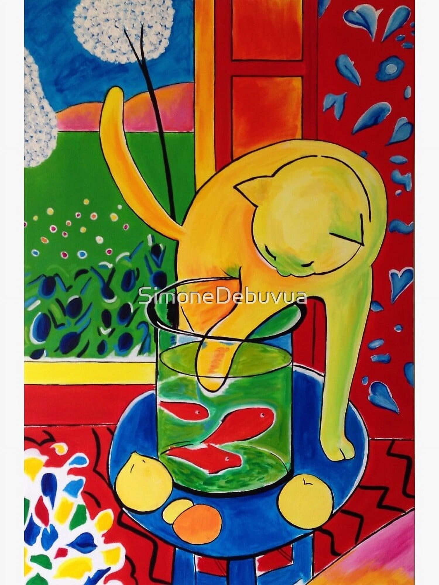 Matisse cat - Le chat aux poissons rouges (the cat with red fish) 1914 ...