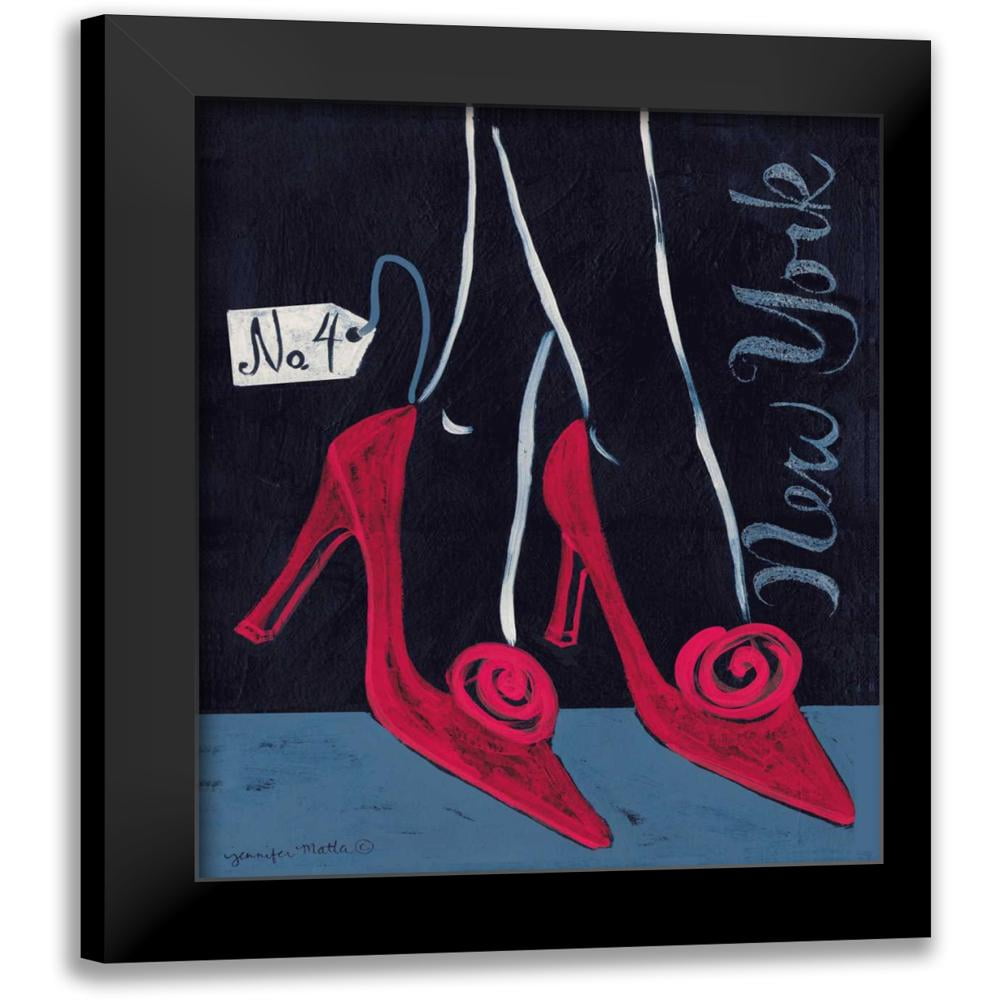 Matla, Jennifer 12x14 Black Modern Framed Museum Art Print Titled ...