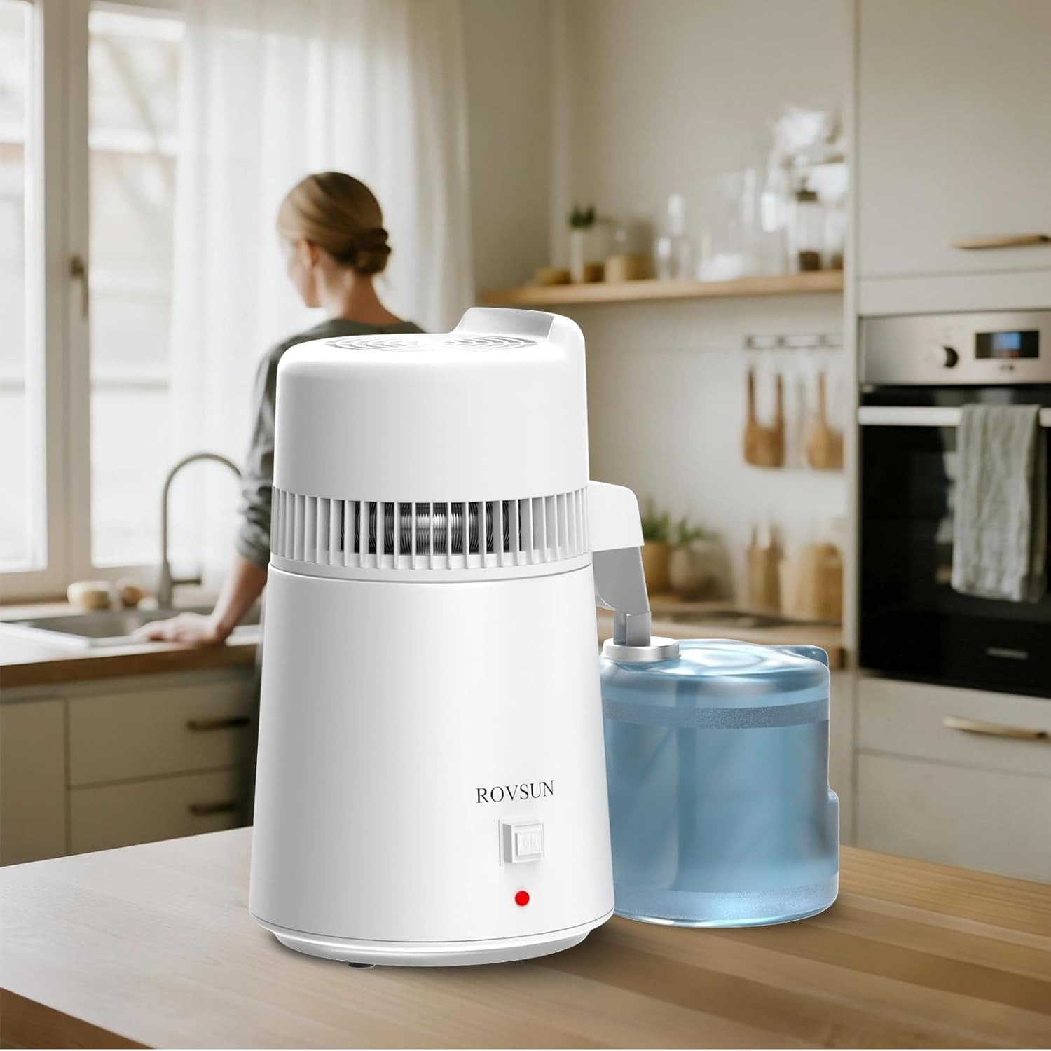 Matladin 1.1 Gallon/4L Water Distiller, 750W Distilled Water Maker ...