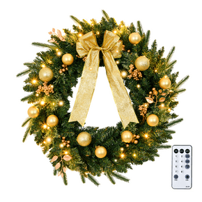 Battery Operated Christmas Wreaths