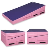 Matladin 55"x28"x14"Folding Gymnastics Cheese Wedge Incline Mat for ...