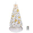 Matladin 7.5ft Pre-Lit Christmas Tree with 400 Lights, 1600 Branch Tips ...