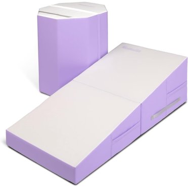 Costway Incline Gymnastics Exercise Folding Cheese Wedge Ramp Fitness ...