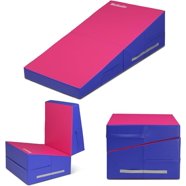 Costway Folding Incline Mat Slope Cheese Gymnastics Gym Aerobics Wedge ...