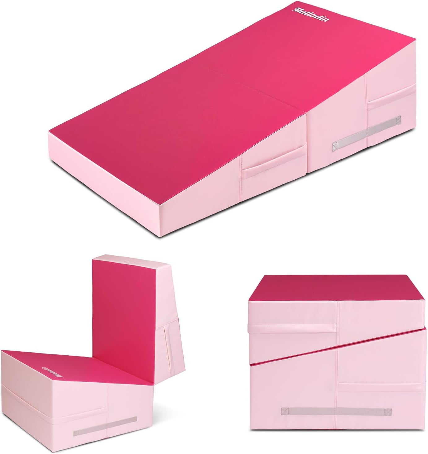 Matladin Incline Gymnastics Mat, Folding Gymnastics Cheese Wedge Mat ...