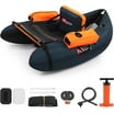 "Costway Inflatable Fishing Float Tube, 350 lbs Capacity, PVC & 600D ...