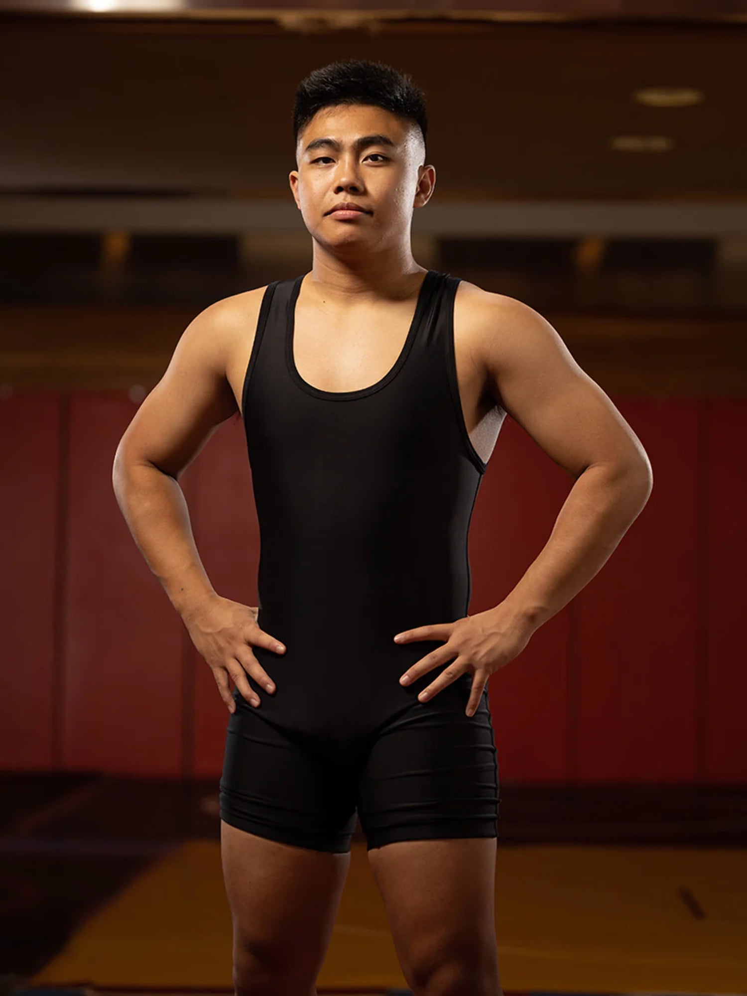 Matman Wrestling Singlet Men’s Boys Heavyweight Black White - Walmart.com