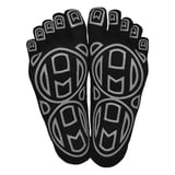 Mato & Hash 5-Toe Exercise "Barefoot Feel" Yoga Toe Socks With Full ...