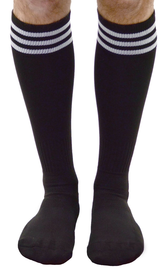 Mato & Hash Official Soccer Referee Sock - Adult Black/White CA7400 ...