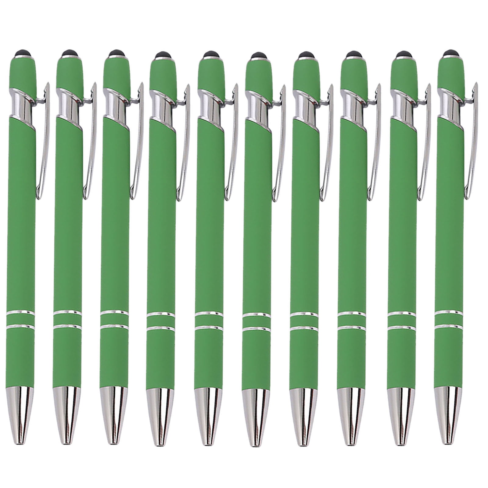 Matoen 10-Pack Aluminum Stylus Gel Pens, 0.5mm Fine Tip Retractable ...