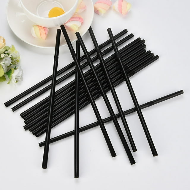 Matoen 100 Count 7.8 inch Coffee & Cocktail Stirrers/Straws Disposable ...