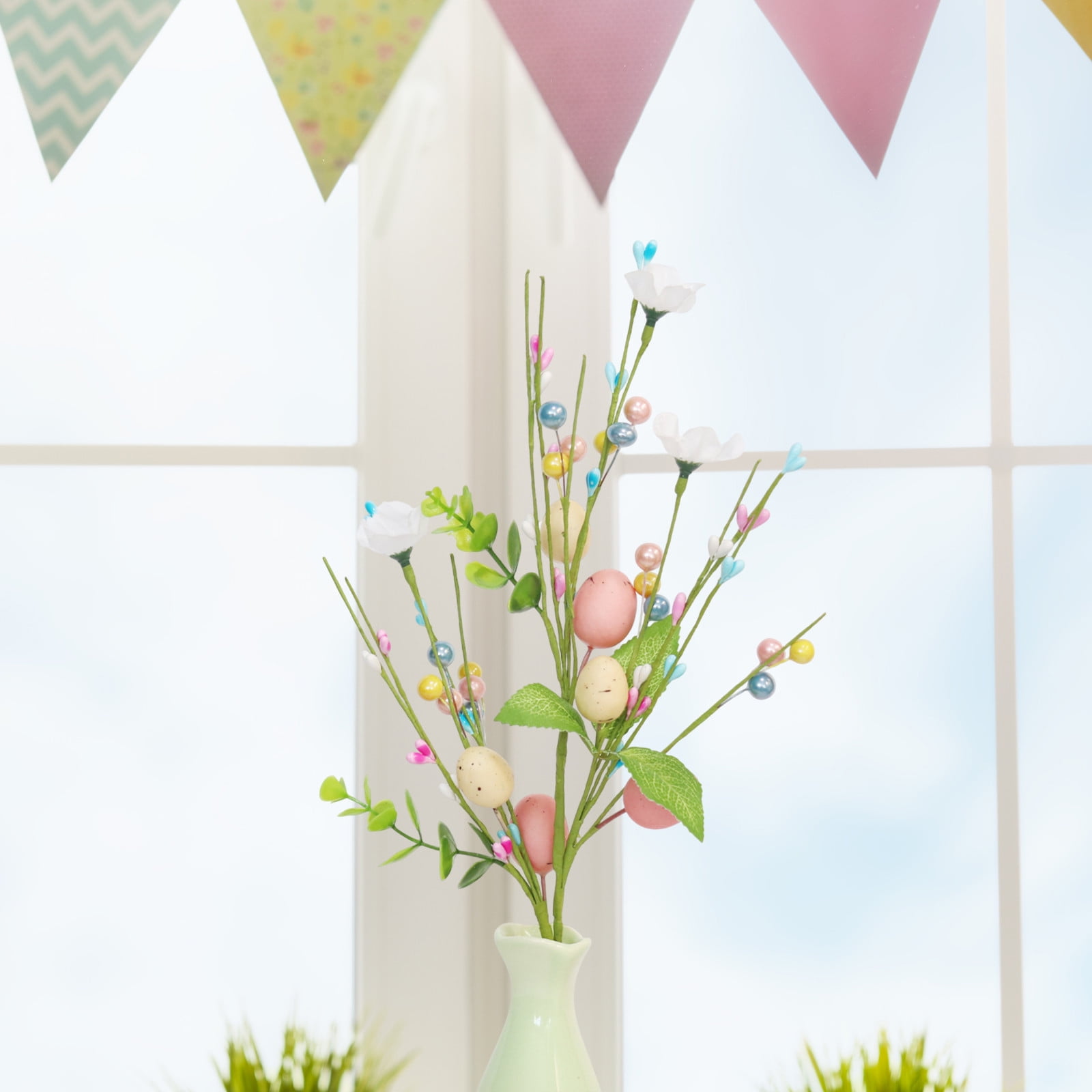 Matoen 1Pcs Easter Floral Egg Picks, Artificial Easter Sprays Picks ... Matoen 1Pcs Easter Floral Egg Picks, Artificial Easter Sprays Picks ...
