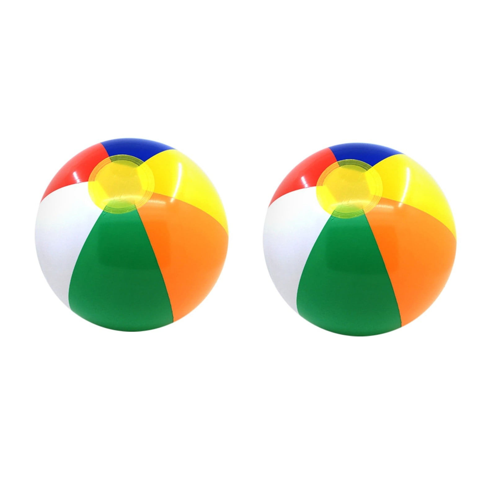 Matoen 2Pcs Beach Balls, 14 Inch Beach Balls for Kids, Color Pool Ball ...