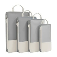 Gonex 6 Set Travel Compression Packing Cubes, Mesh Luggage Organizers ...