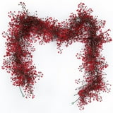 Matoen 5.6 FT Christmas Garland Christmas Decorations, Green Christmas ...