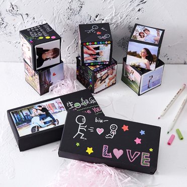 Surprise box, creative explosion box DIY gift scrapbook and photo album ...