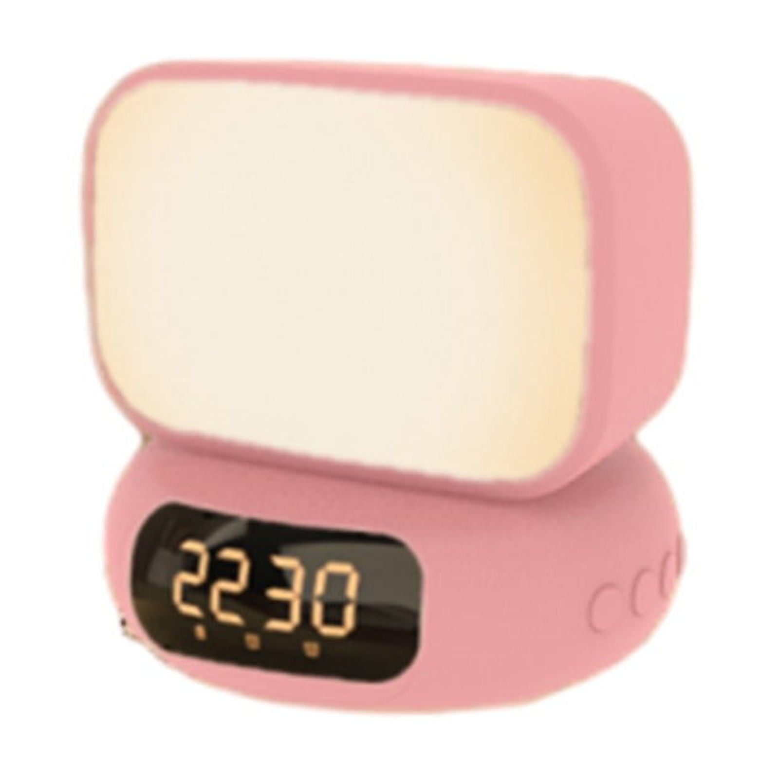 Matoen Alarm Clock for Bedroom, Night Light Bluetooth Speaker with USB ...