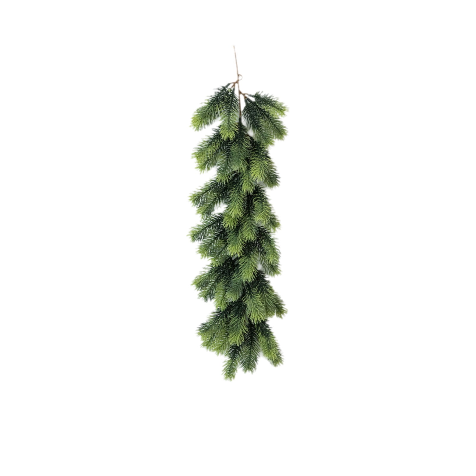 Matoen Artificial Norfolk Pine Garlands, Real Touch Winter Pine Garland ...