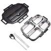 WeeSprout Stainless Steel Lunch Box Set - 750mL & 230mL Bento - Walmart.com