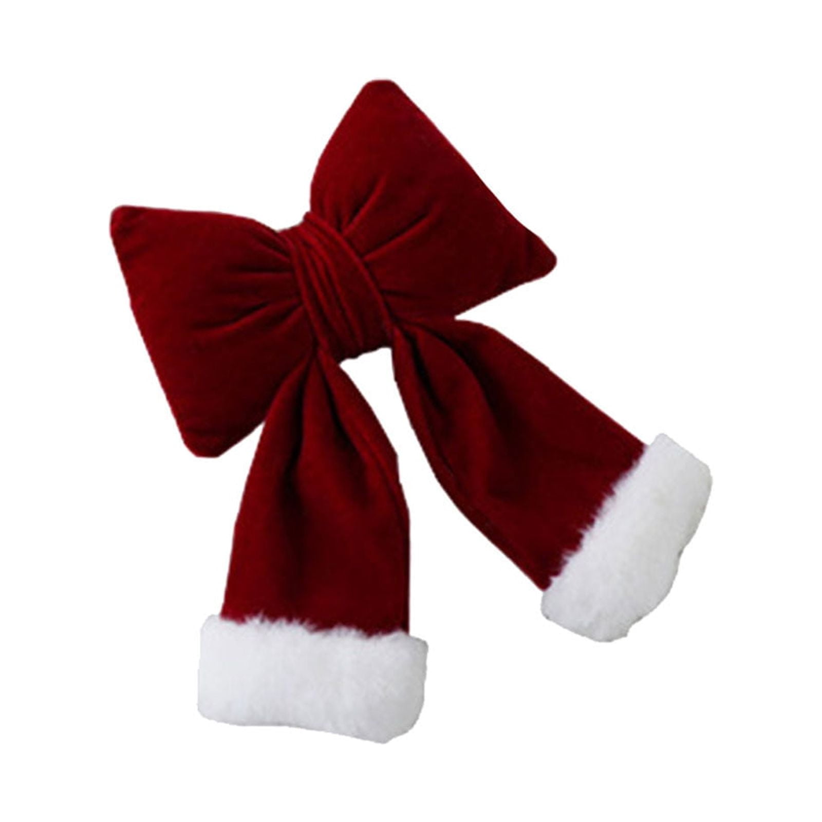 Matoen Christmas Decorations, Large Christmas Bows, Red Velvet Plush ...