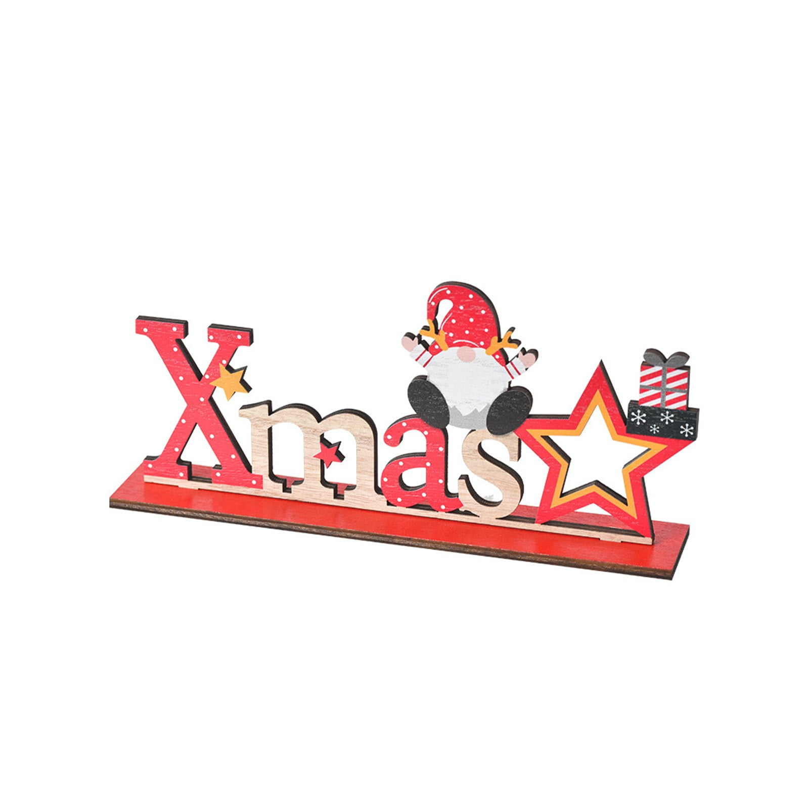 Matoen Christmas Table Signs Decorations Wooden Centerpiece Tabletop ...