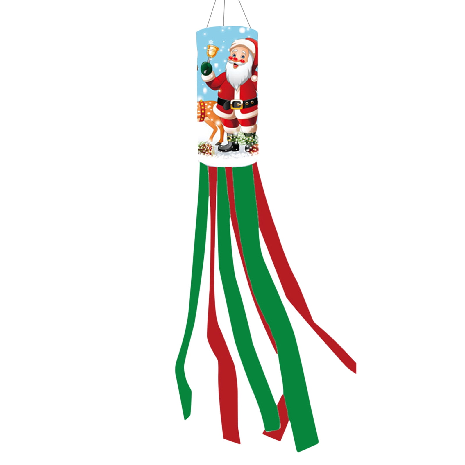 Matoen Christmas Windpipe Flag Christmas Party Banner Garden ...