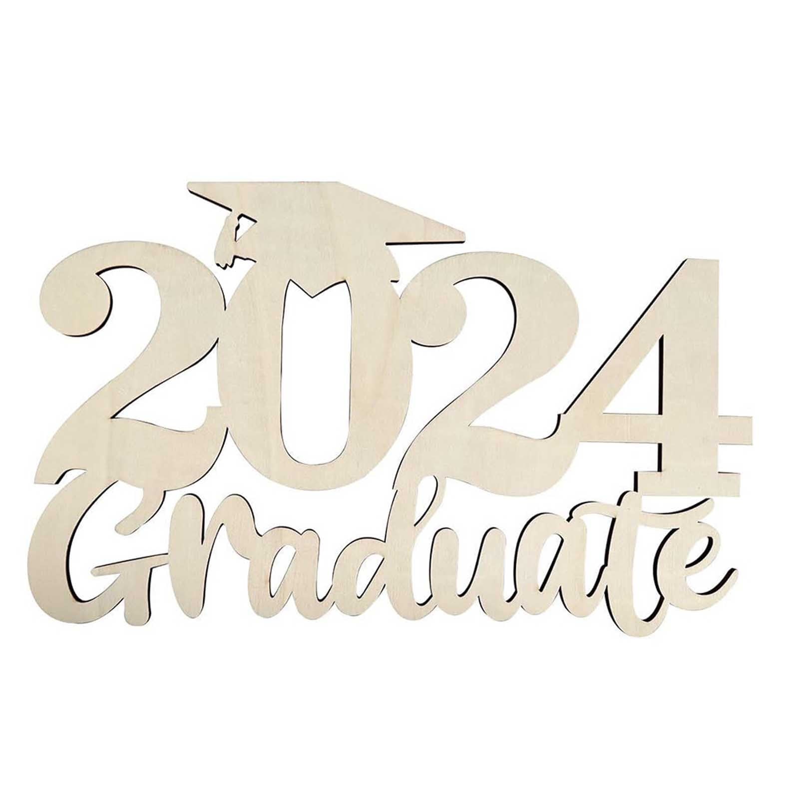 Matoen Class of 2024 Wooden Sign Graduation Party Decorations 2024 ...