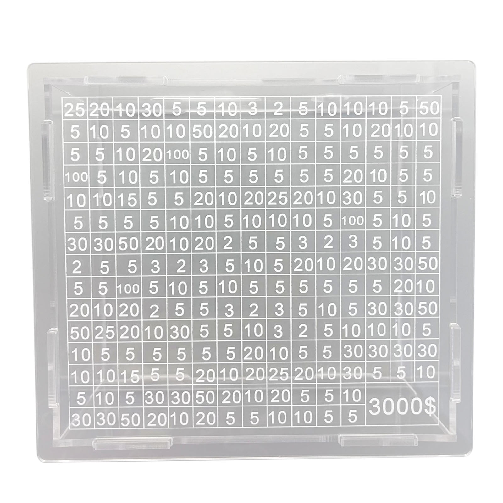 Matoen Clear Money Box Money Bank, Countdown Money Saving Box with 3000 ...