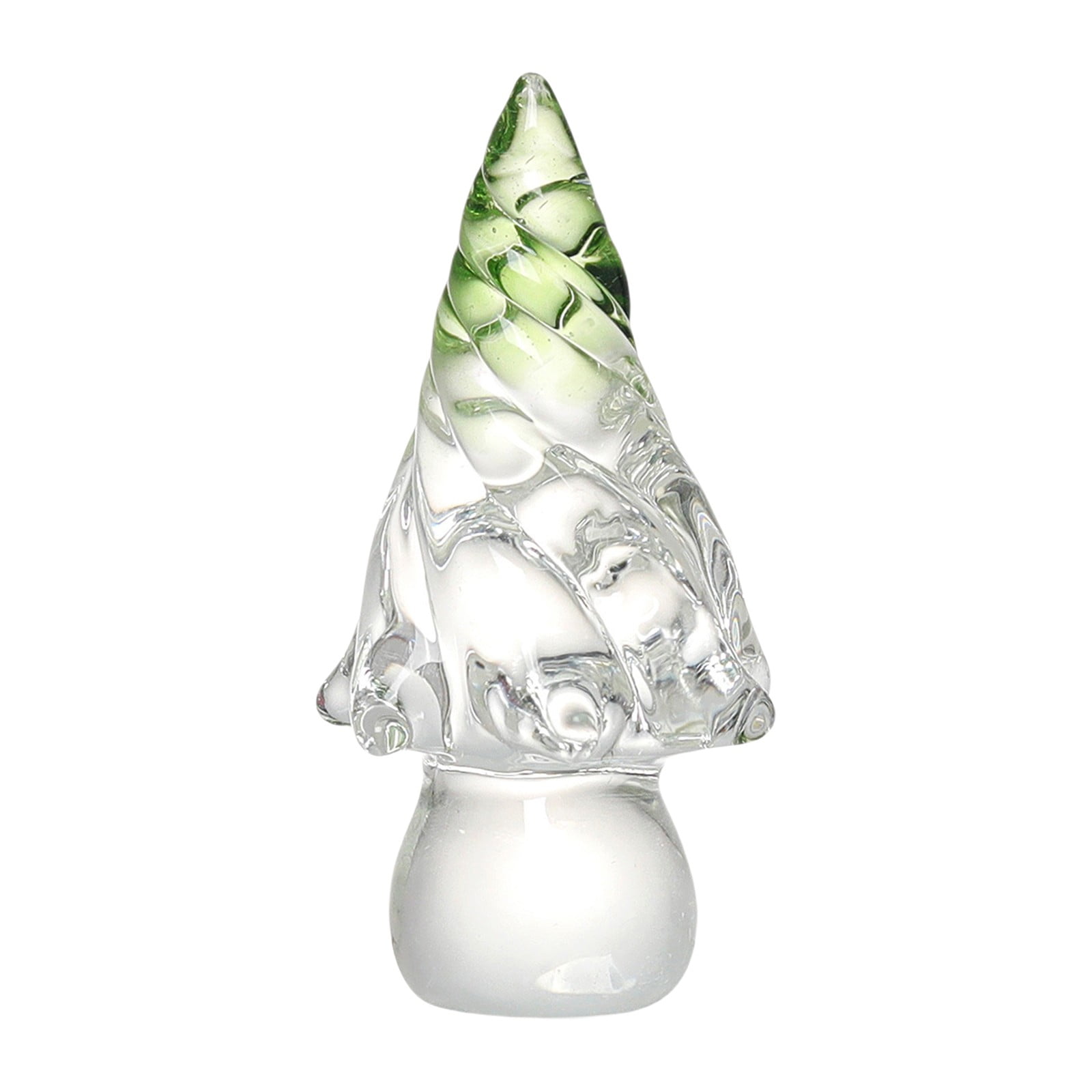 Matoen Crystal Christmas Tree Figurine, Mini Glass Tree for Holiday ...