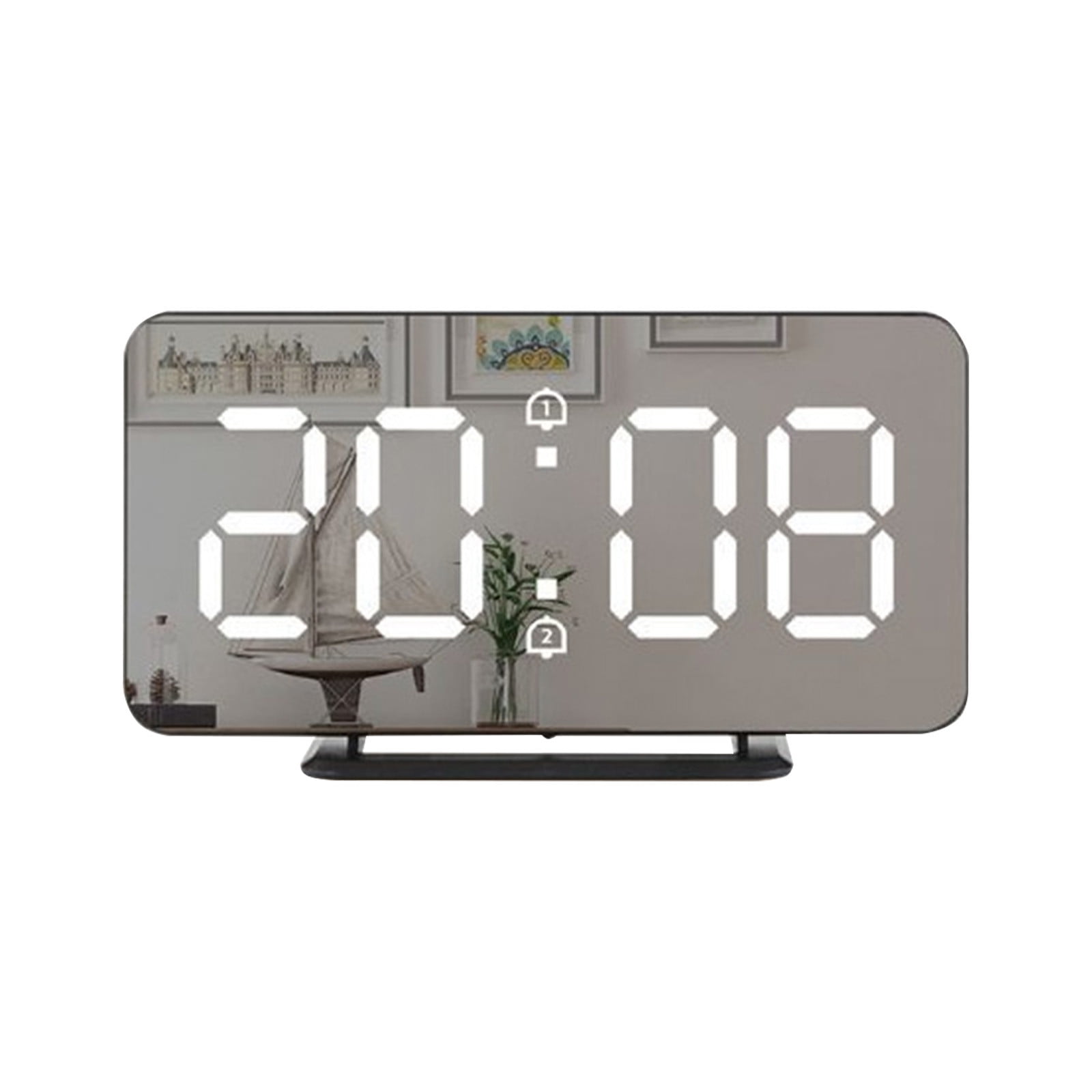 Matoen Digital Alarm Clocks for Bedrooms - Electric Desk Clock with ...