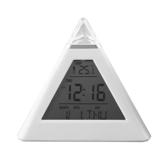 Matoen Digital Clock Large Display, LED Alarm Clock for Bedroom, USB ...