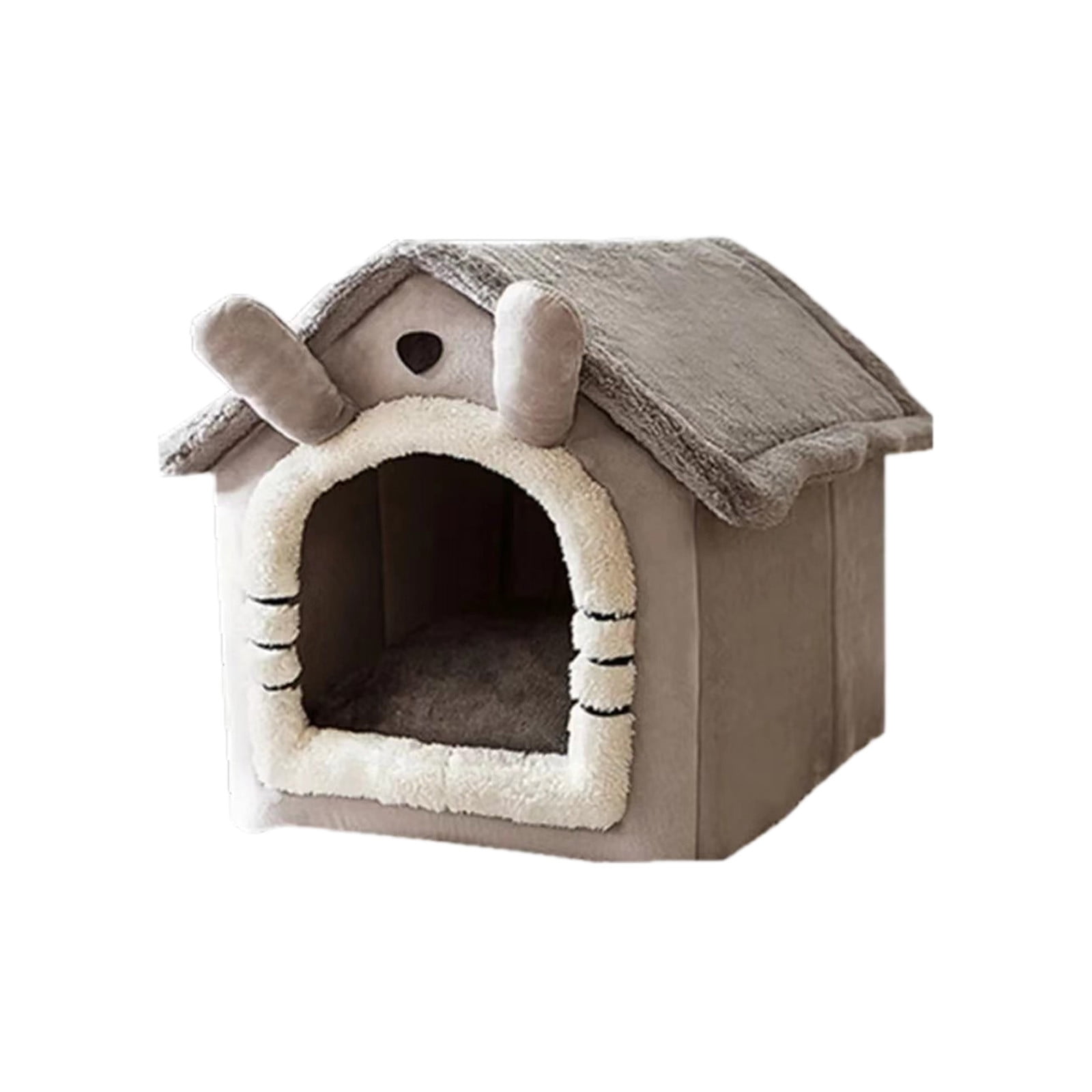 Matoen Dog House Indoor, 14"x15"x16" Indoor Dog House for Medium and ...