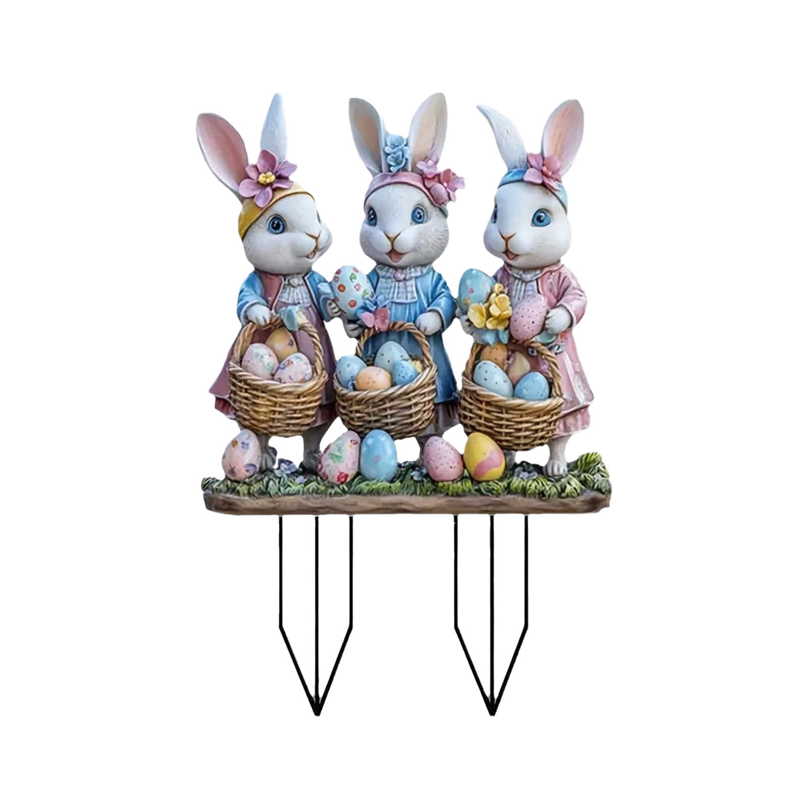 Matoen Easter Bunny Yard Decorations Outdoor Bunny Rabbit Yard Signs ...