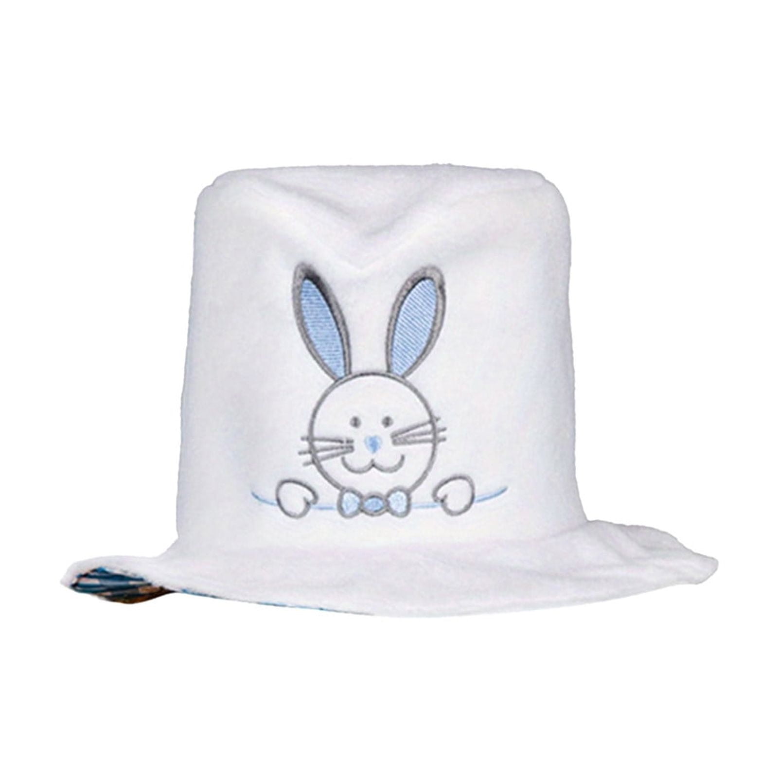Matoen Easter Hat Bunny Ear White Top Hat White Rabbit Topper Plush Hat ...