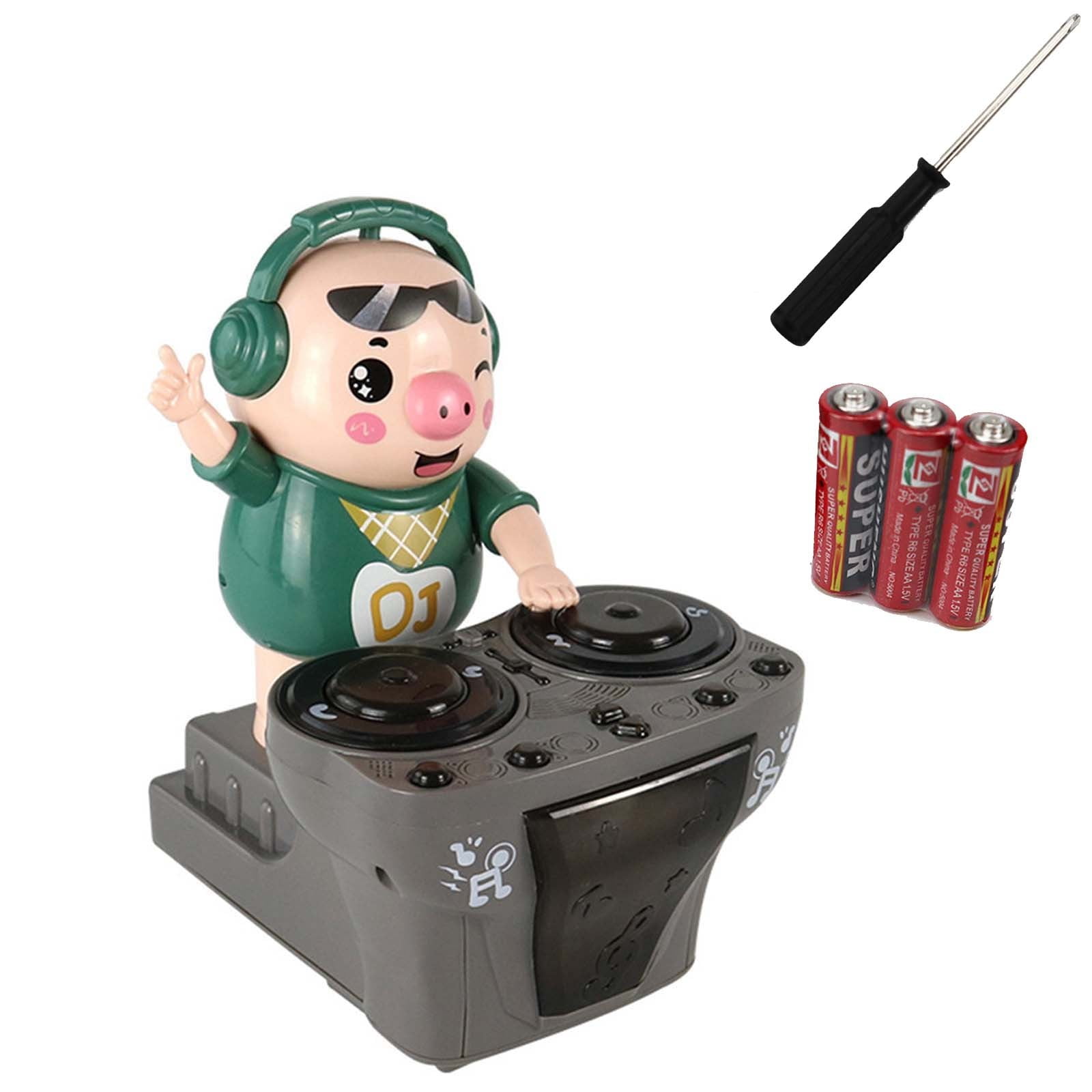 Matoen Electric Music Pig Toy Dancing Pig Toys with Light and Music DJ ...