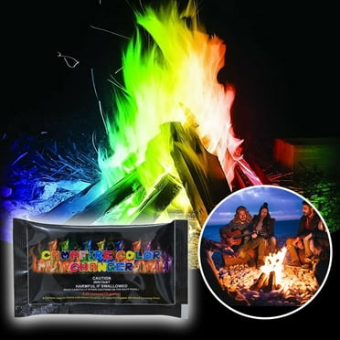 Rutland Rainbow Flame Crystals, Magical Multi-Colored Fire, 1 lb ...