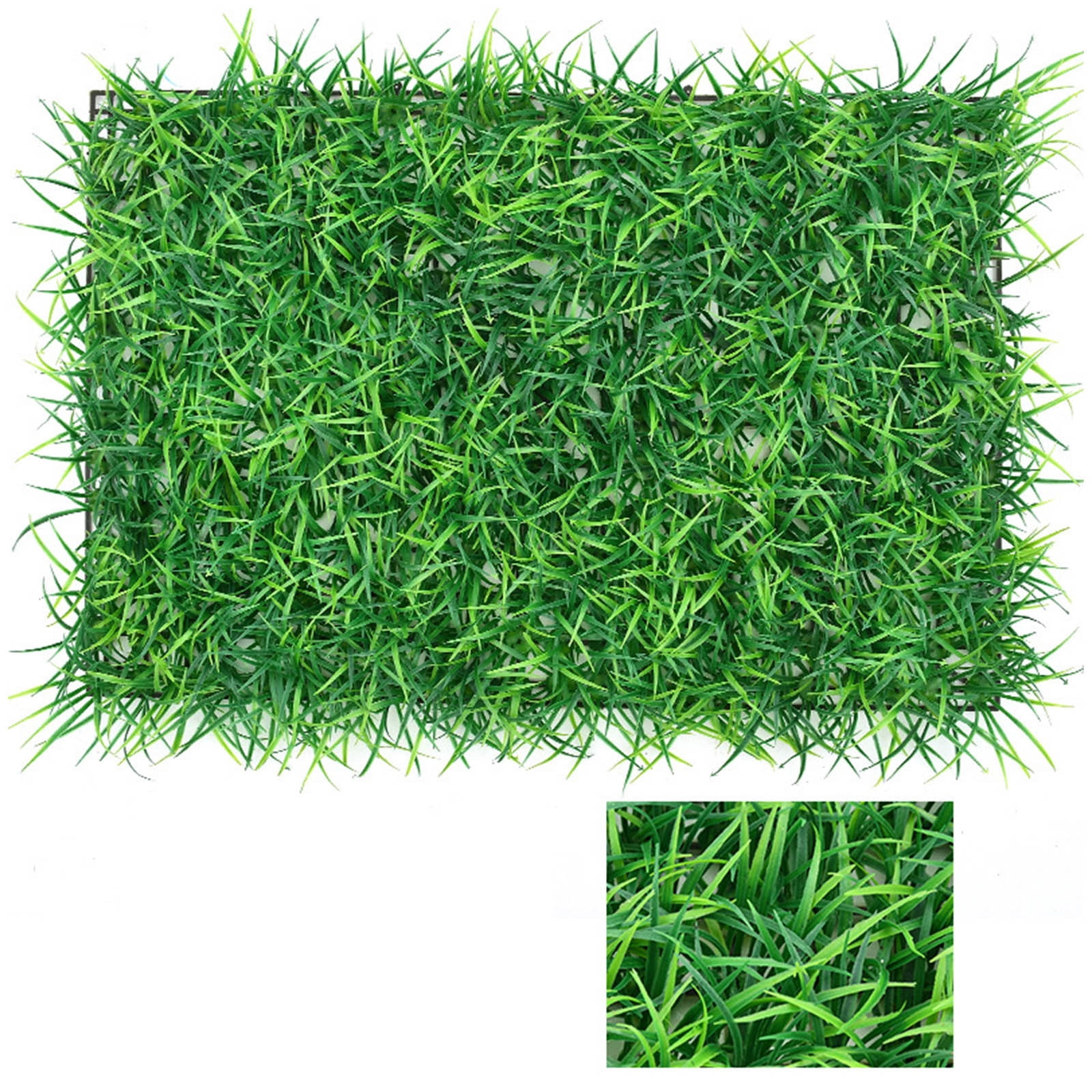 Matoen Grass Wall Panel 16"x24" Artificial Hedge Plant Wall, Greenery ...