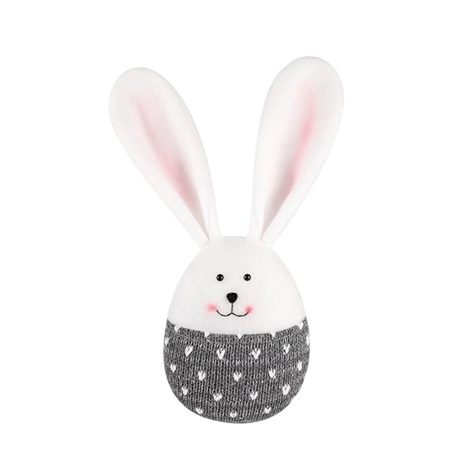 Matoen Gray Bunny Plush Cute Easter Bunny Stuffed Animal Toy Soft ...