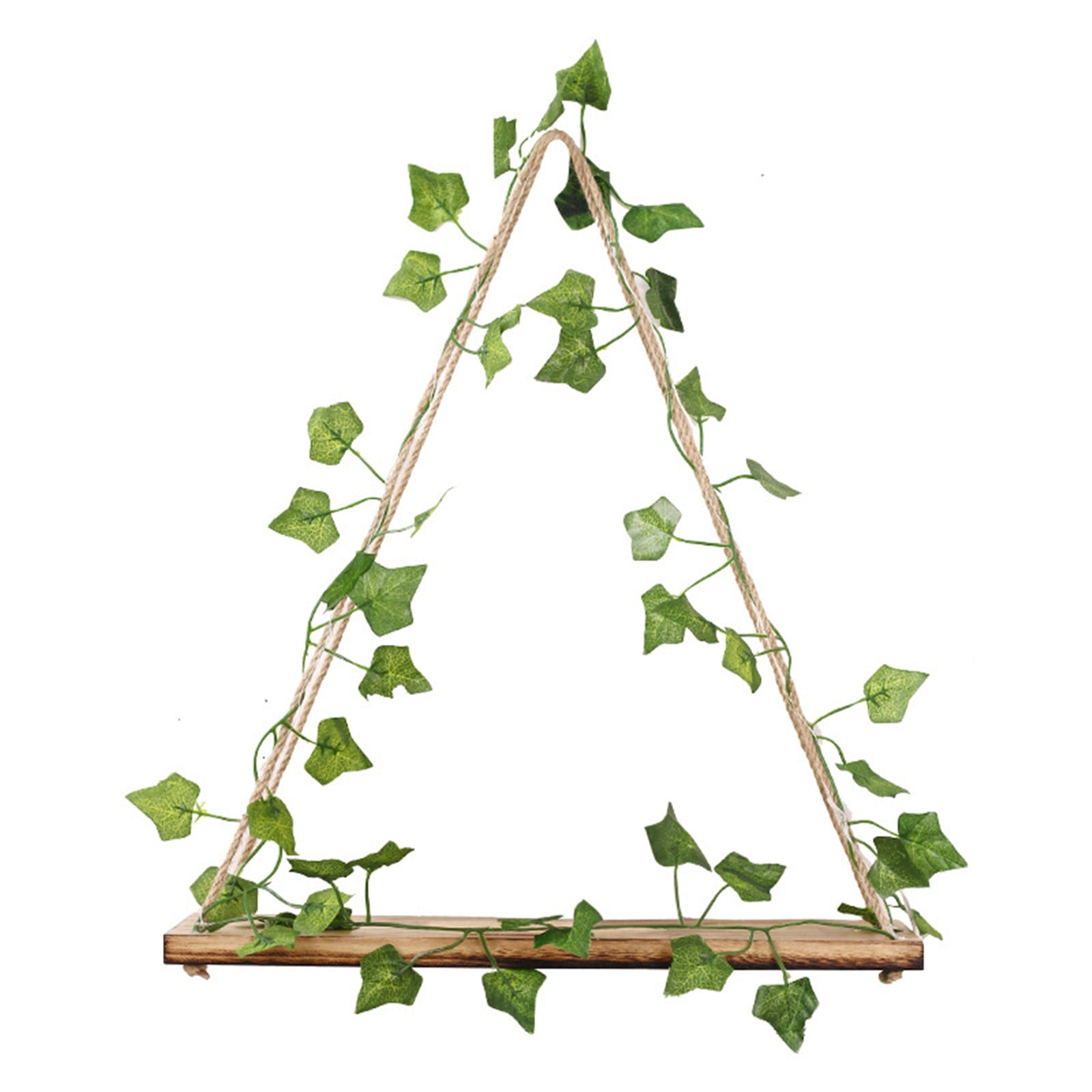 Matoen Hanging Plant Shelf for Window, Hanging Plant Holder, Wooden ...