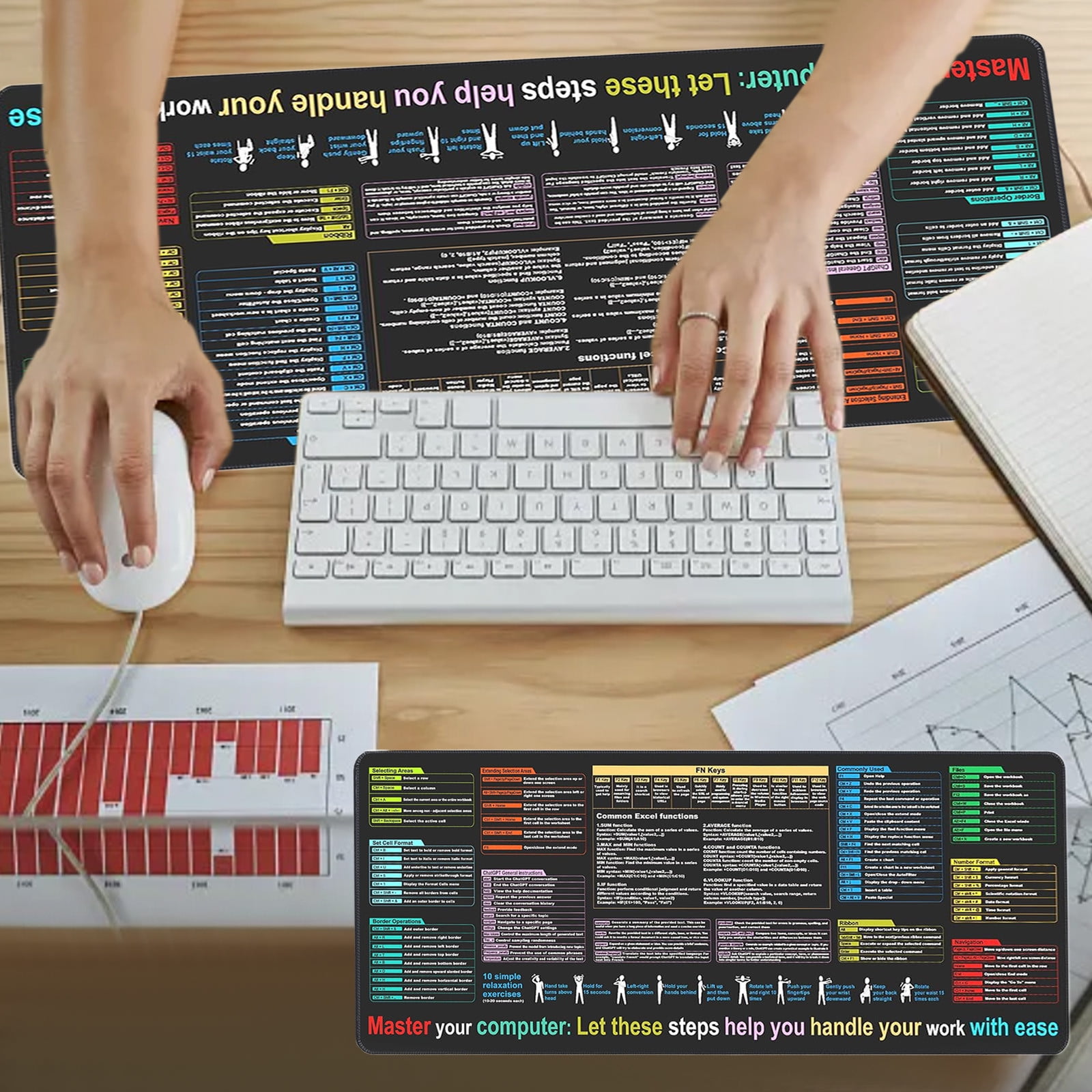 Matoen High-Performance Dirt Proof & Waterproof Mouse Pad - Ergonomic ...