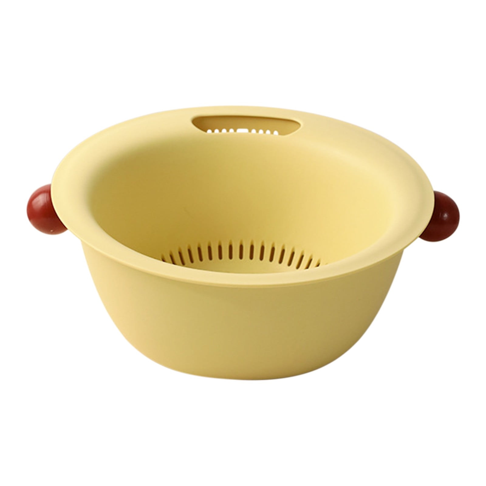 Matoen Large Double Drainage Basket Set - Food Grade Plastic Sink ...