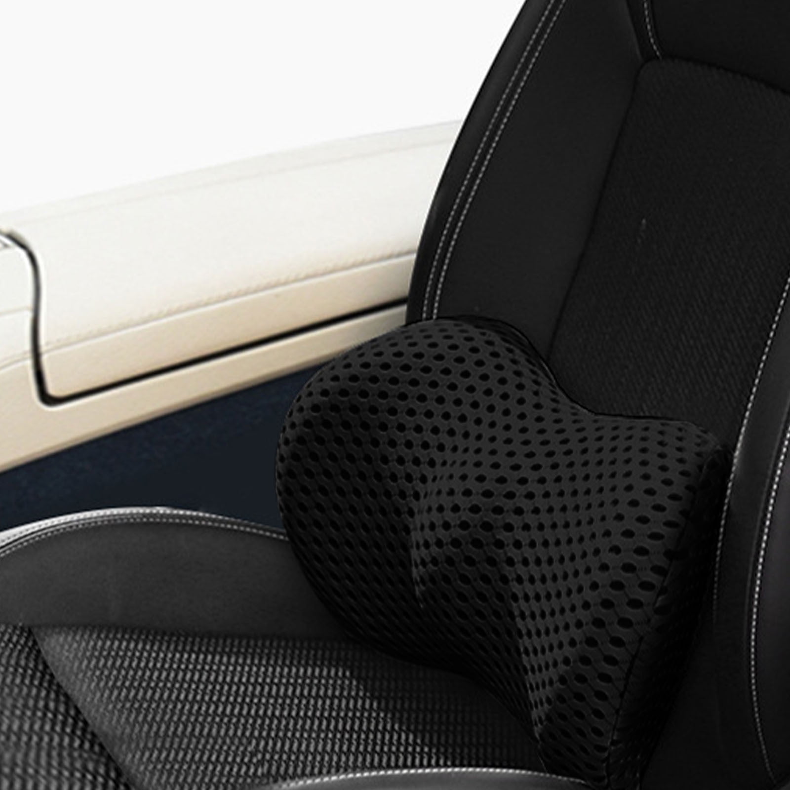 Matoen Lumbar Support Pillow, Back Pillow for Office Chair and Car Seat ...