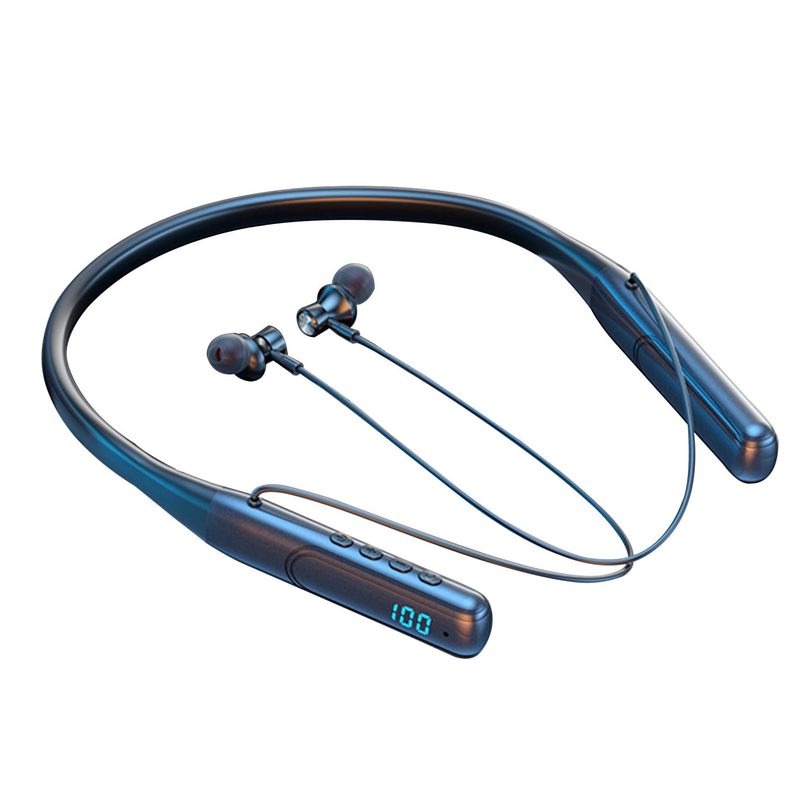 Matoen Metal Neck-mounted Bluetooth Headset Open Ear Wireless Bluetooth ...