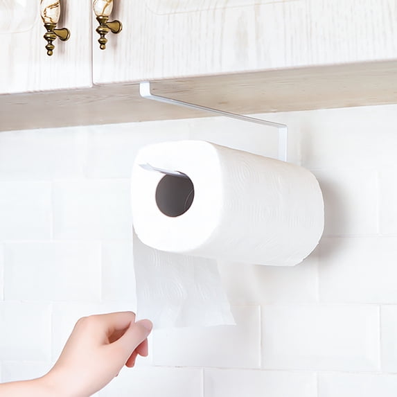 Matoen Paper Towel Holder Under Cabinet for Kitchen, Adjustable Clip ...