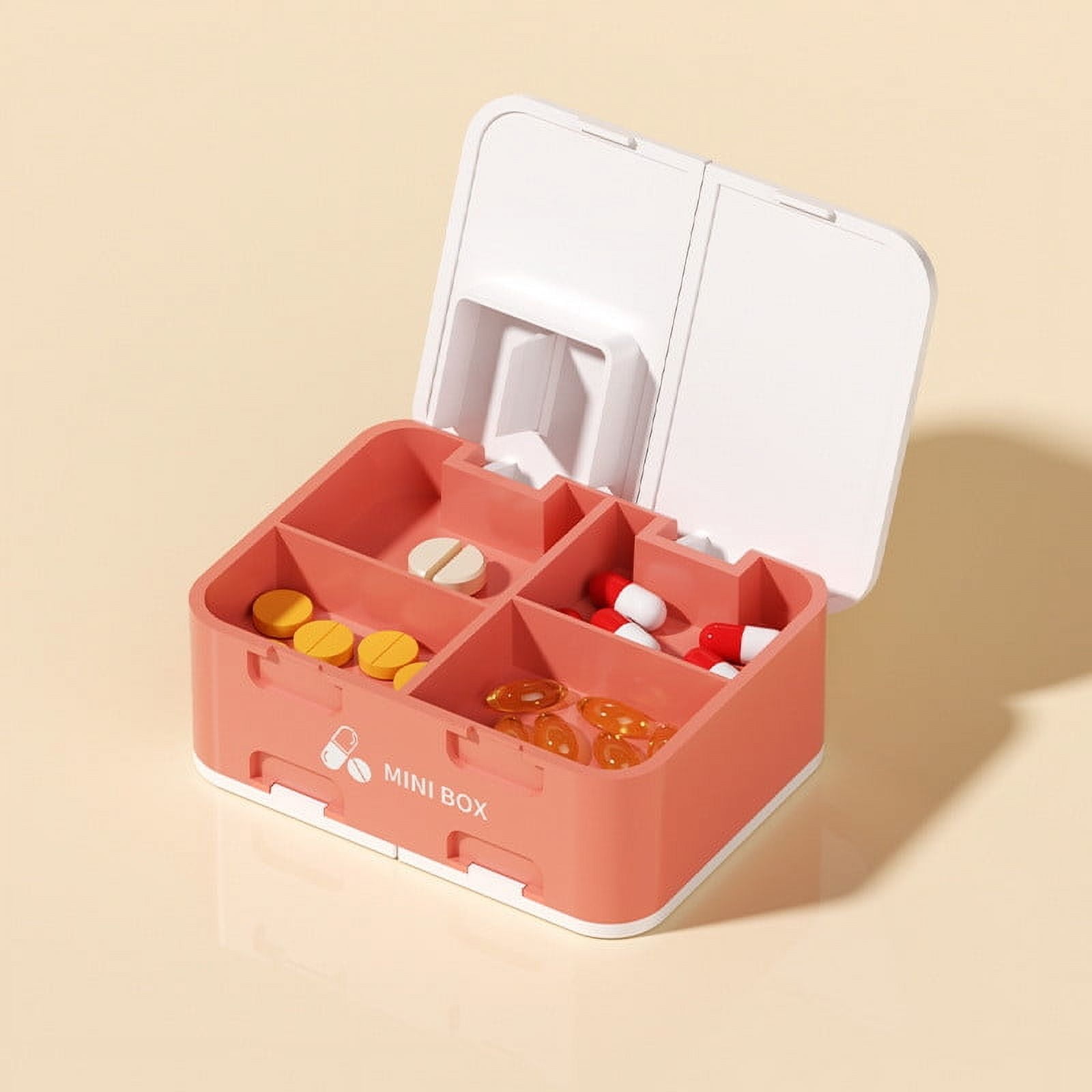 Matoen Plastic Rectangular Pill Cutter & Divider Box - Anytime Divider ...