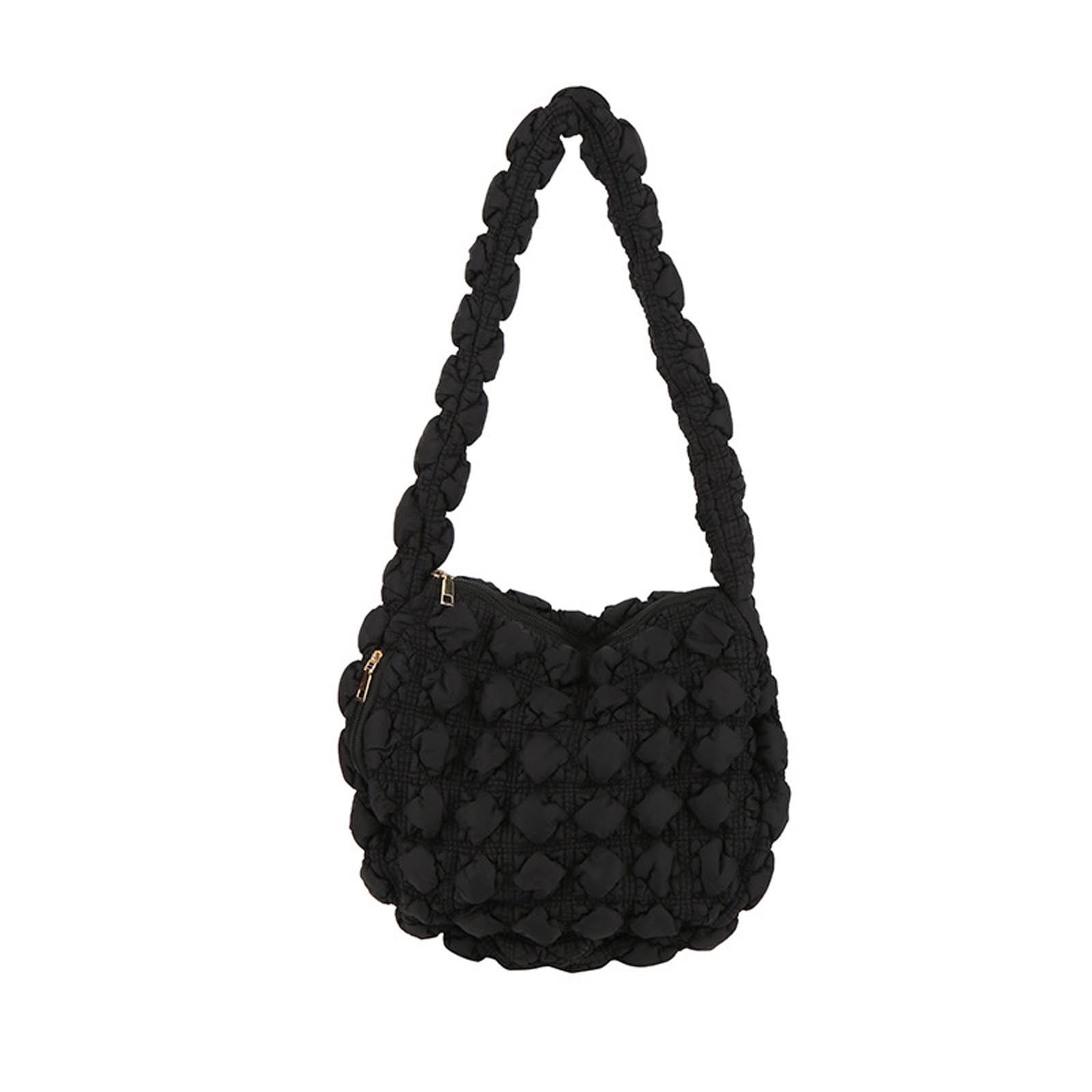 Matoen Quilted Tote Bag for Women Padded Shoulder Bag Large Crossbody ...