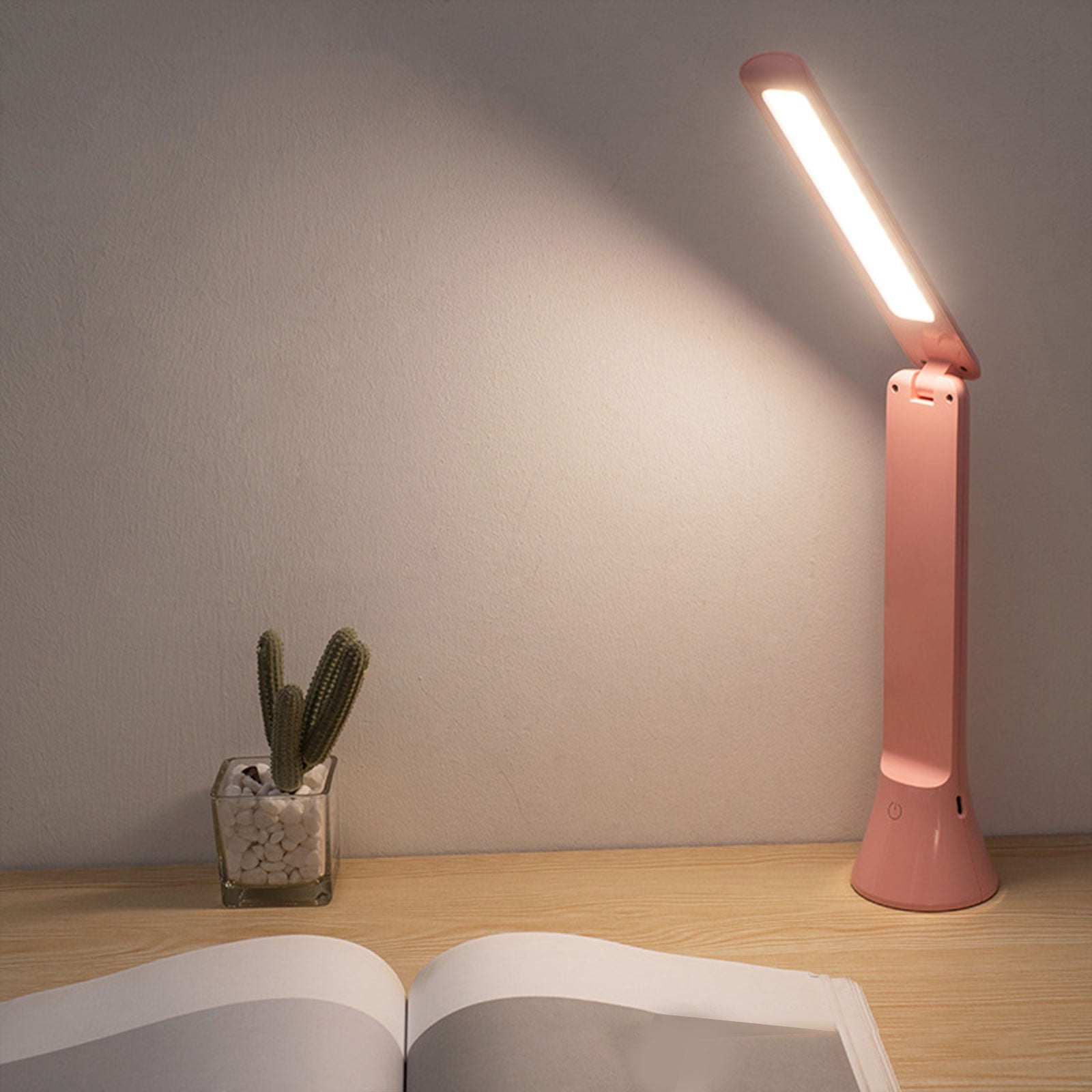Matoen Rechargeable Desk Lamp, Foldable Portable Battery Operated Desk ...